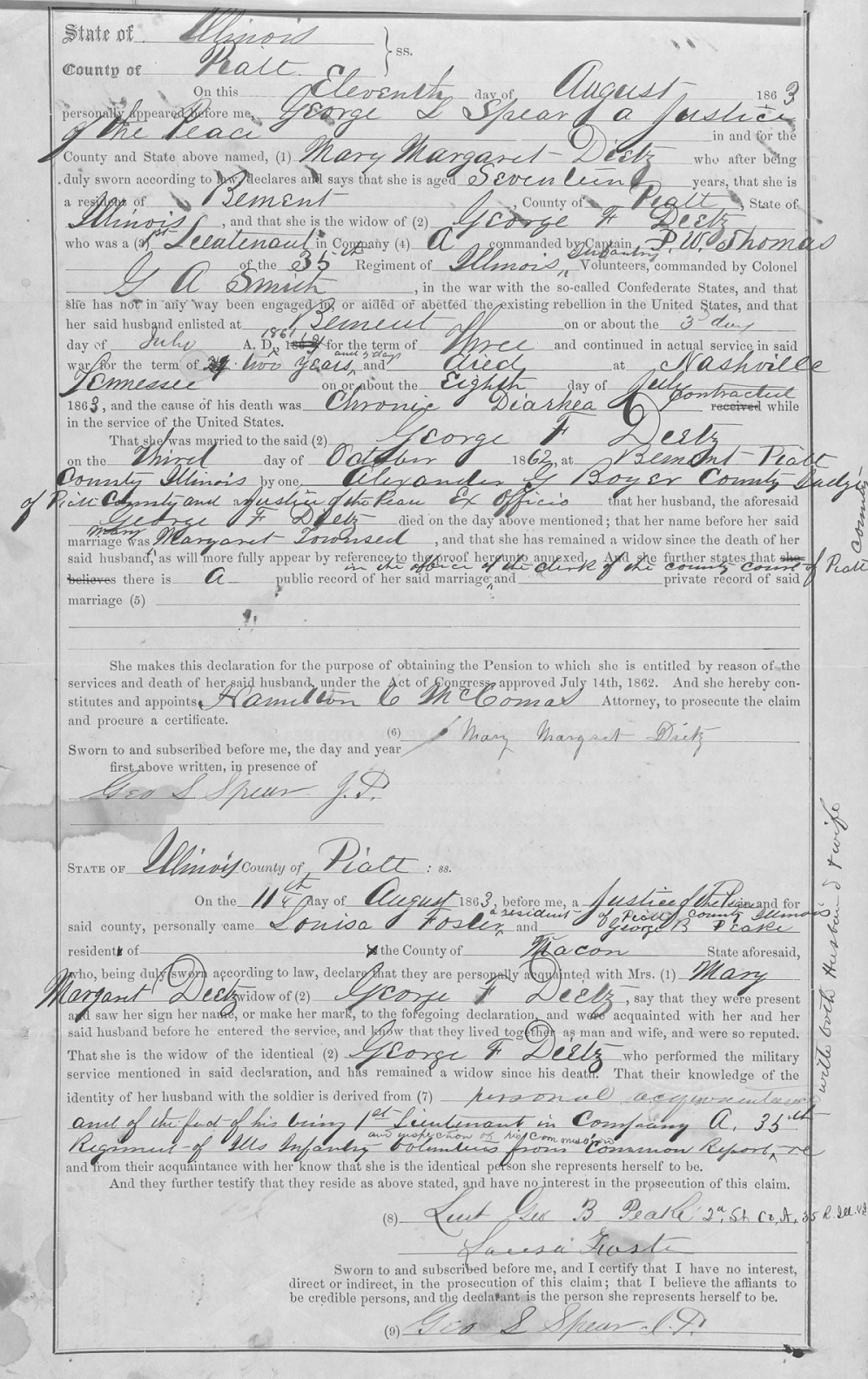 Hale and Watson Ancestors - Revolutionary/Civil War /Misc.